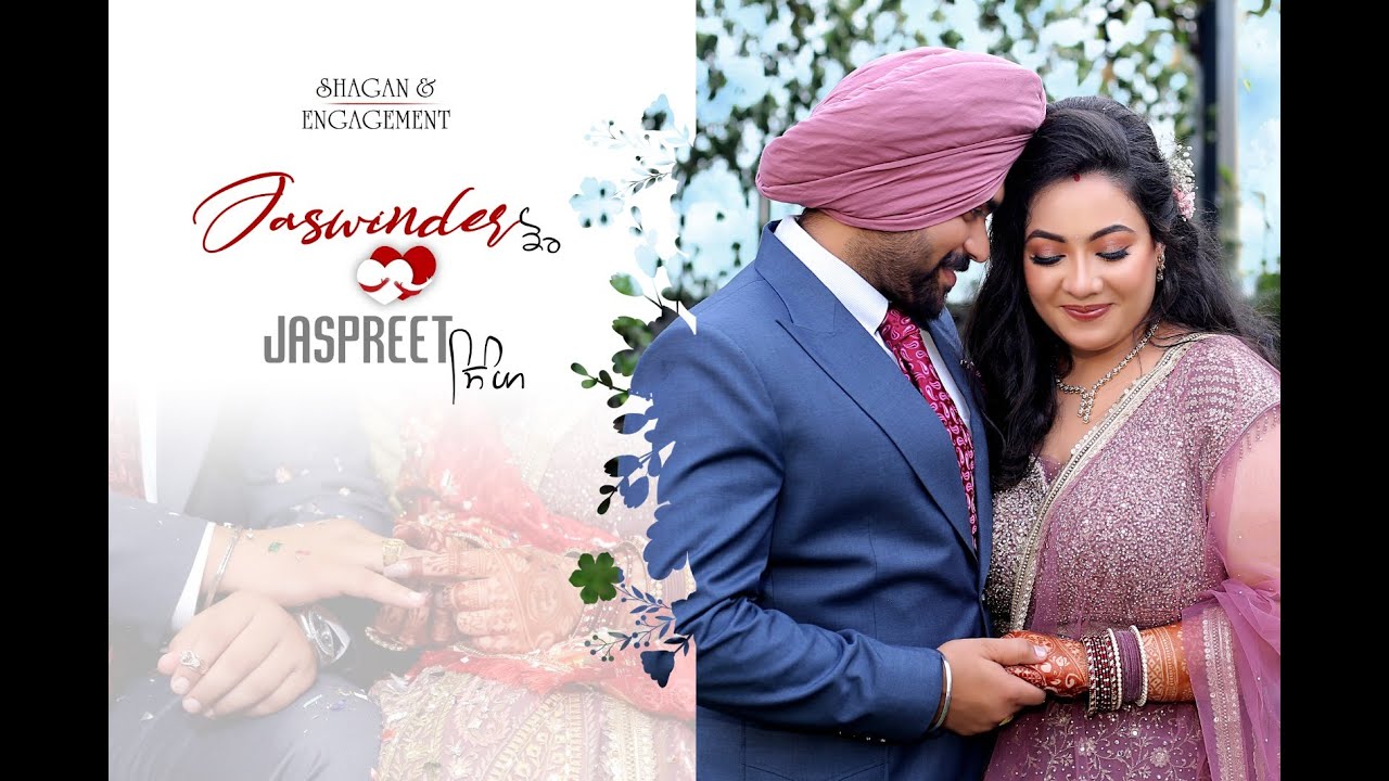 Jaswinder With Jaspreet // Ring Ceremony Highlights 2023 // Boon ...