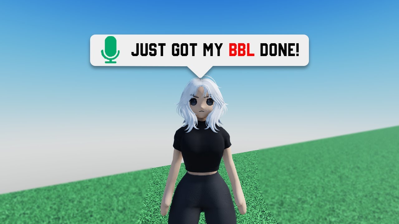 So I Got A BBL In Roblox Voice Chat ... - YouTube
