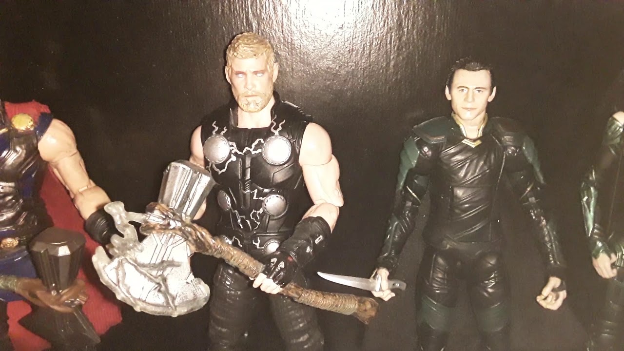 Endgame custom thor and loki figures - YouTube