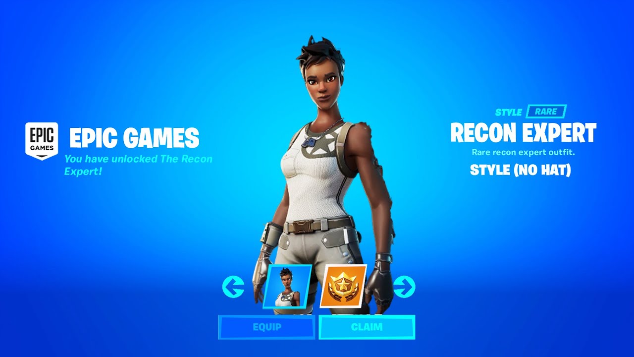 How to Get RECON EXPERT STYLE in Fortnite Battle Royale! (NO HAT EDIT ...
