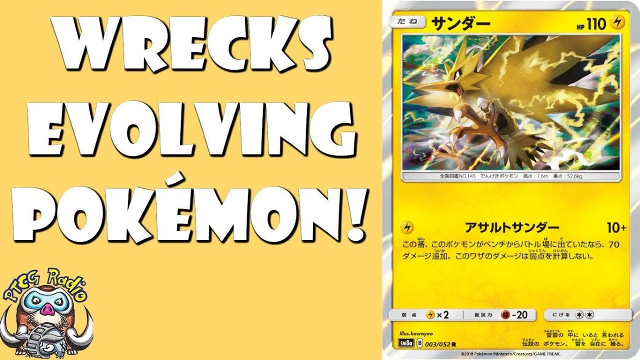 New Zapdos Wrecks Evolving Pokemon! - YouTube