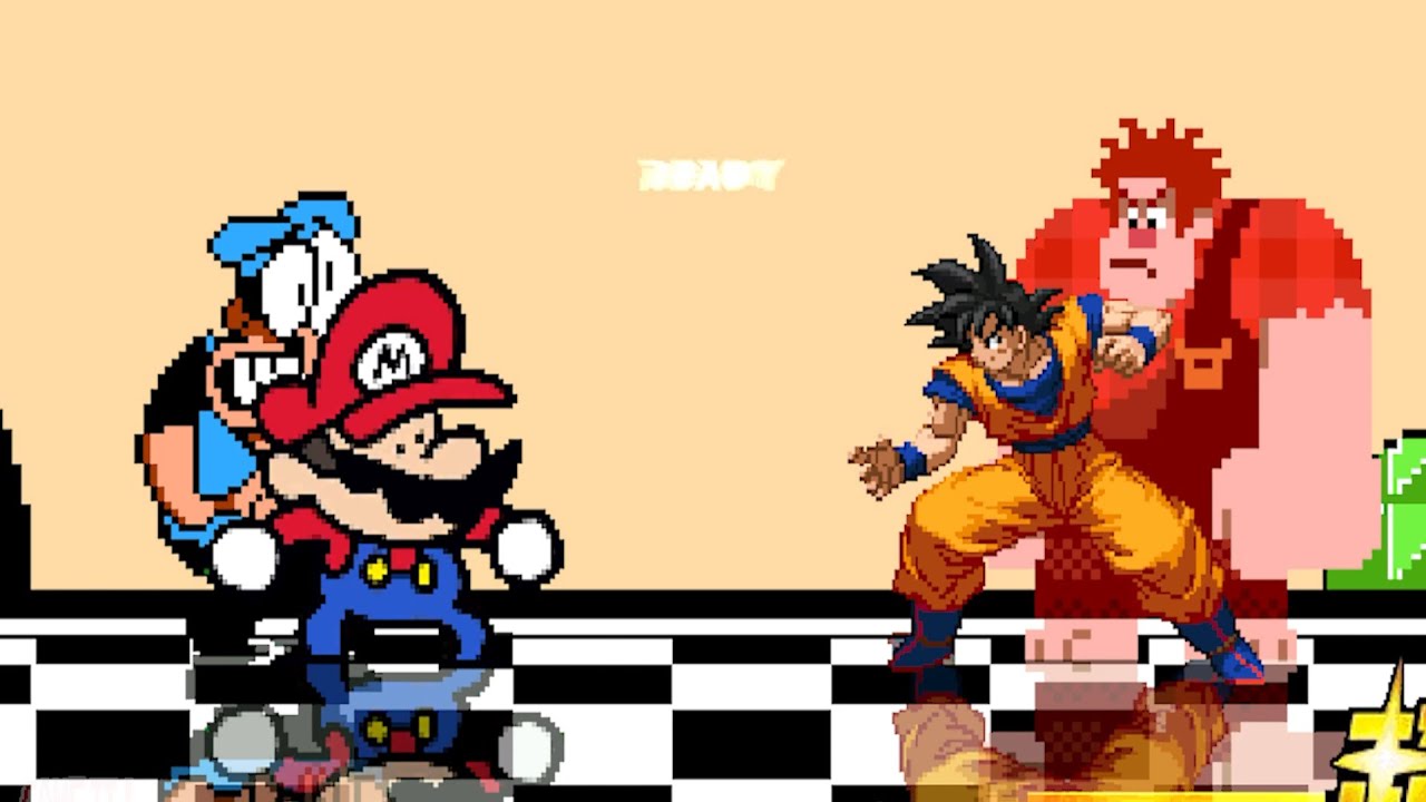 SPEEDRUNNER MARIO AND PEPPINO TEAMS UP IN SURVIVAL MODE - YouTube