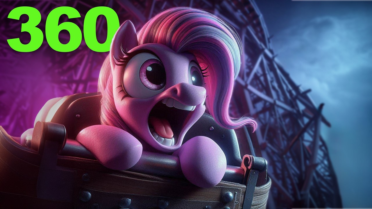 360 My Little Pony Halloween | The Best Roller Coasters - YouTube