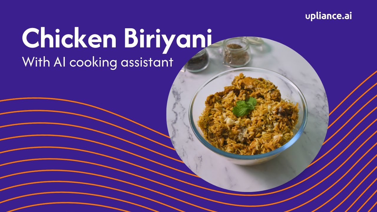 Chicken Biriyani Recipe on upliance | ai cooking assistant - YouTube