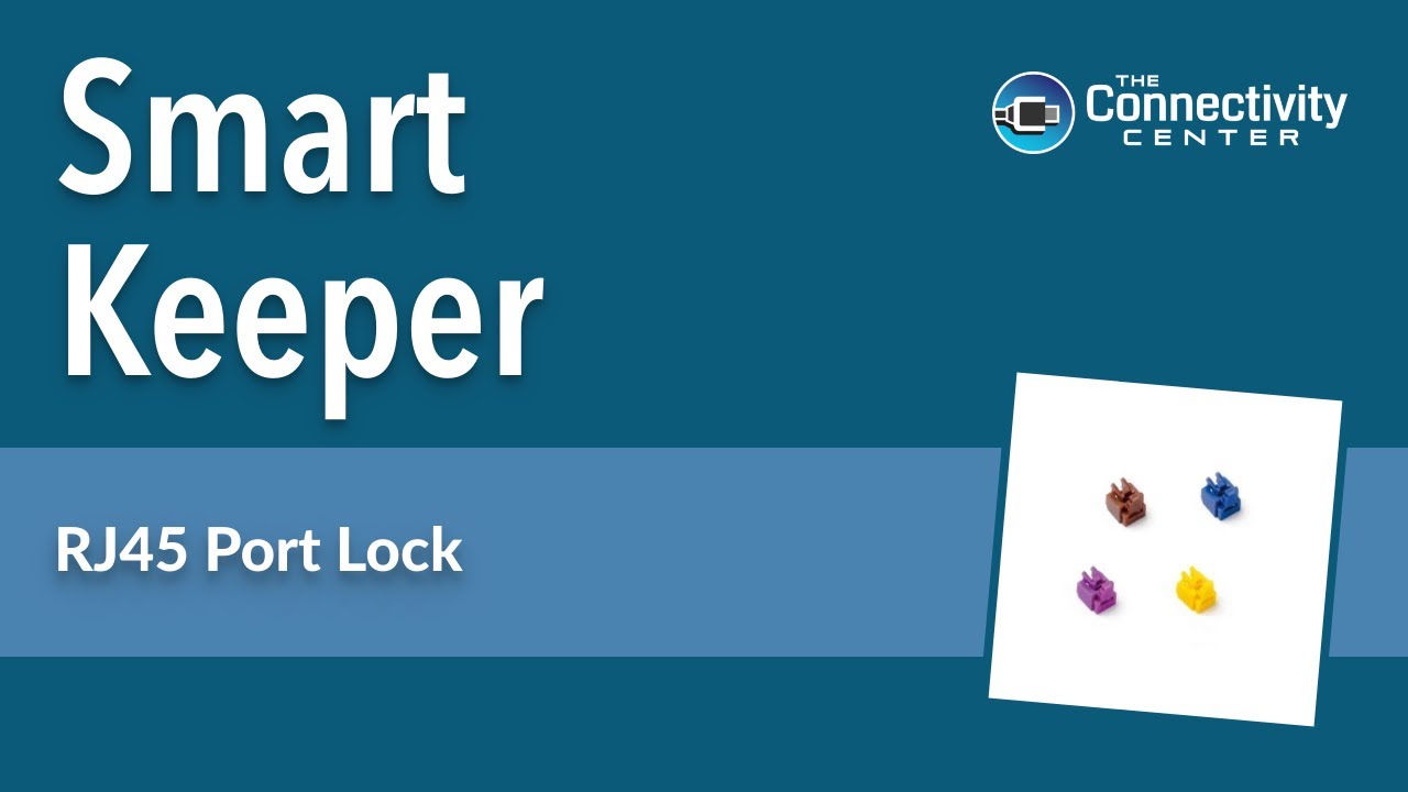Smart Keeper RJ45 Port Lock - YouTube
