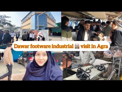 Dawar footwear industries 🏭 visit in agra - YouTube