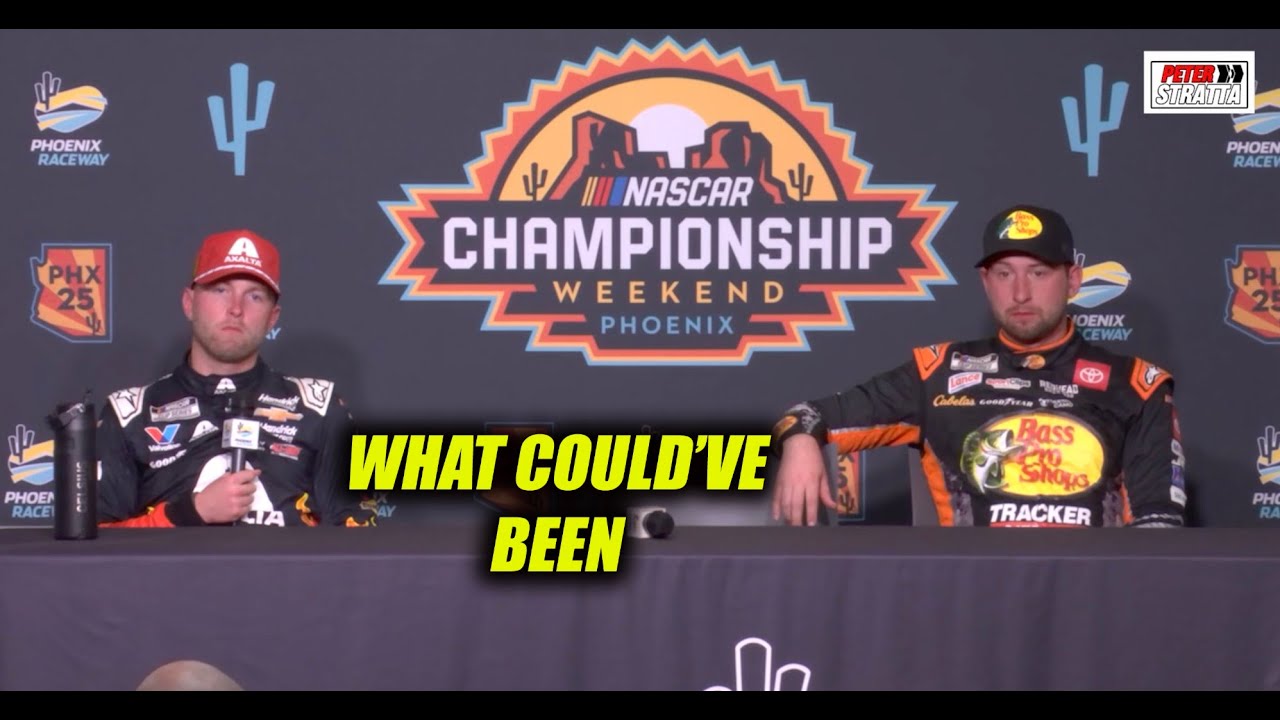 William Byron & Chase Briscoe Post Championship Loss at Phoenix - YouTube