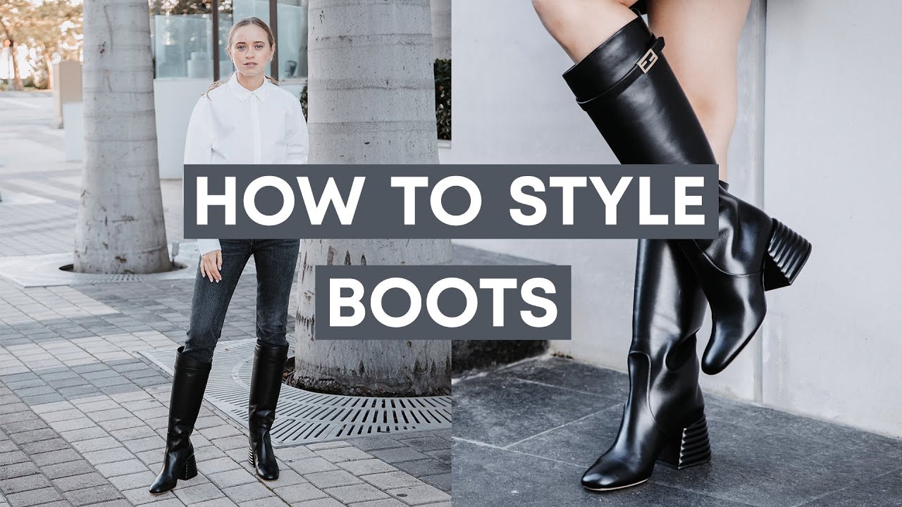 How to style boots - YouTube