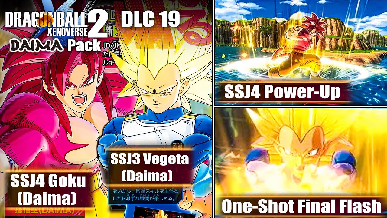 All New DAIMA DLC Skills & Power-Ups! - Dragon Ball Xenoverse 2 DLC 19 ...