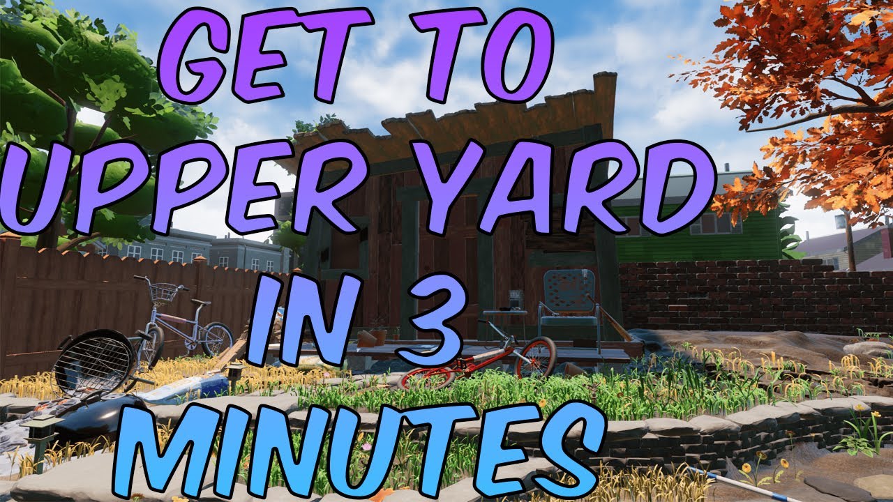 How To Get To The Upper Yard In 3 Minutes In Grounded - YouTube
