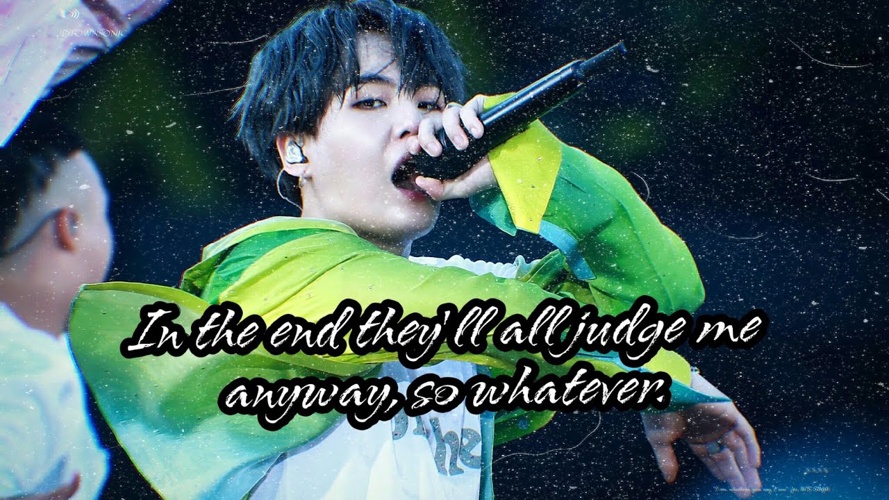 BTS Suga famous lines we'll grow old with - YouTube