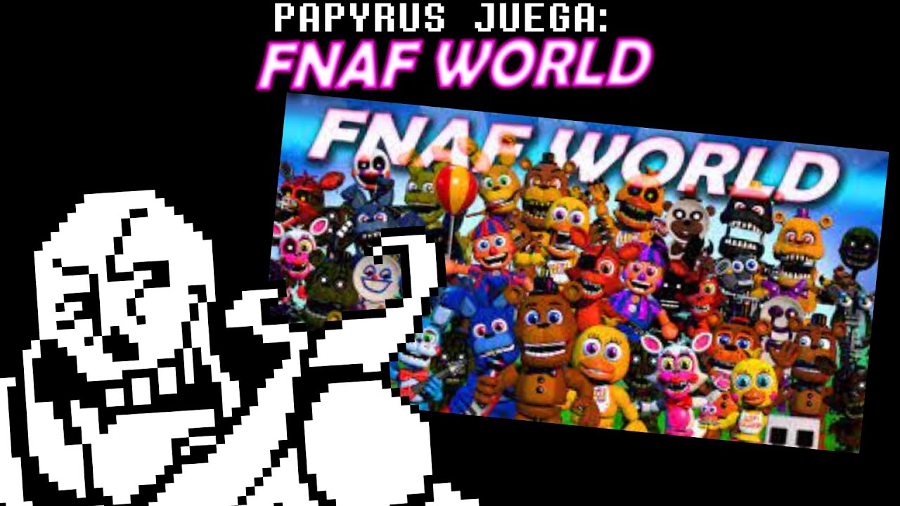 Fnaf world map