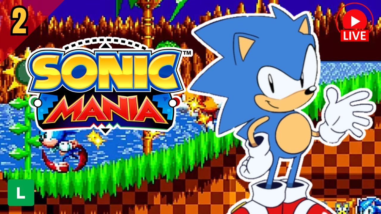 LIVE - SONIC 33 Anos! - Sonic Mania - YouTube