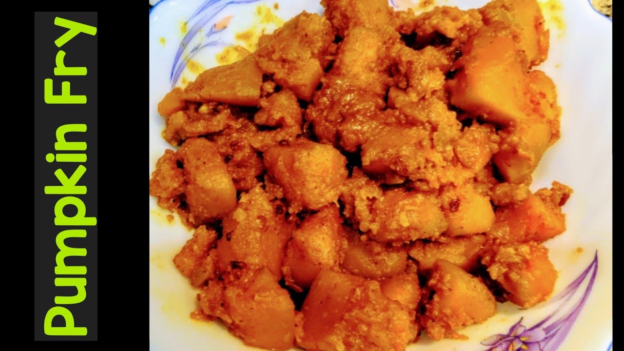 PUMPKIN MASALA FRY | कद्दू की तरकारी | Simplest recipe of pumpkin ...