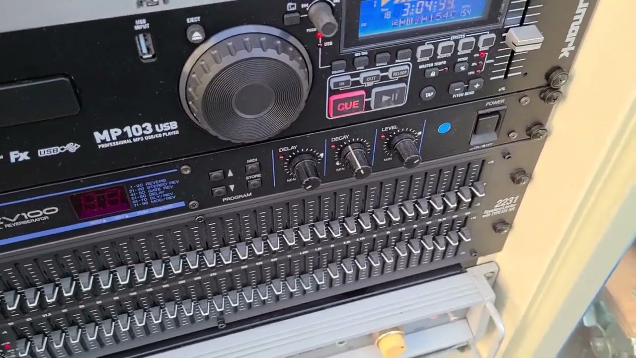 누마크 MP103usb 프로용 CD USB 플레이어 중고 - YouTube