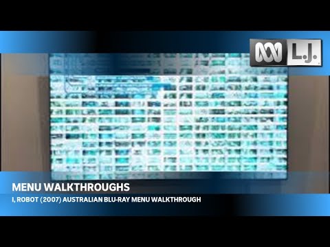 I, Robot (2007) Australian Blu-Ray Menu Walkthrough