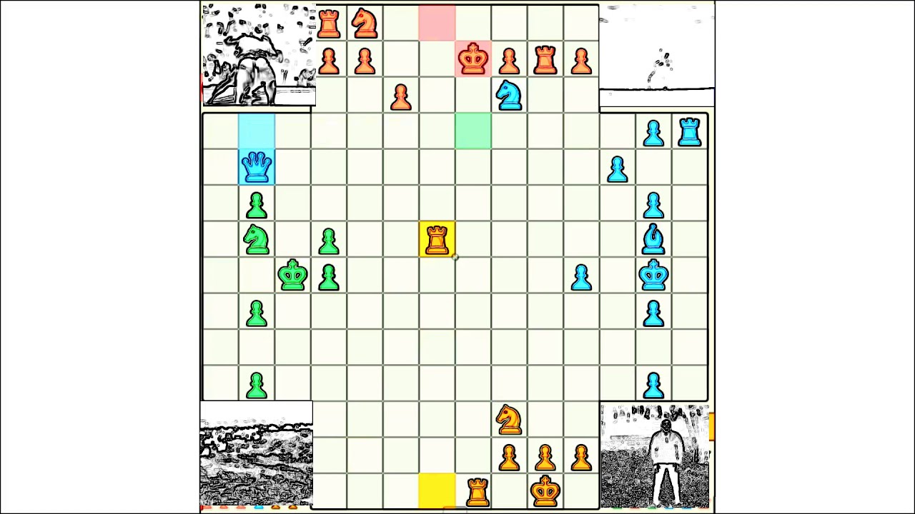 4 Player Chess Variant - A Wild Comeback! Speed Chess Game - Artistic ...