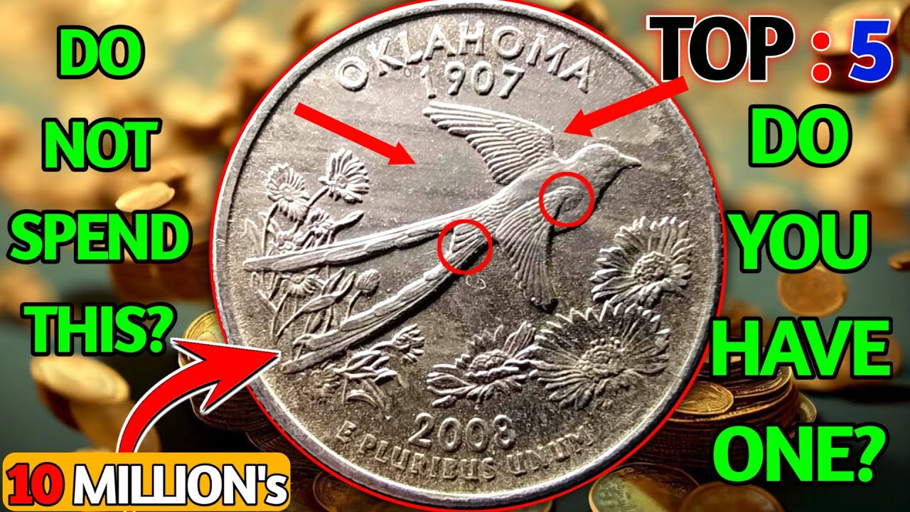 TOP 5 Most Valuable US State Quarters - High Grade Examples Sell for ...