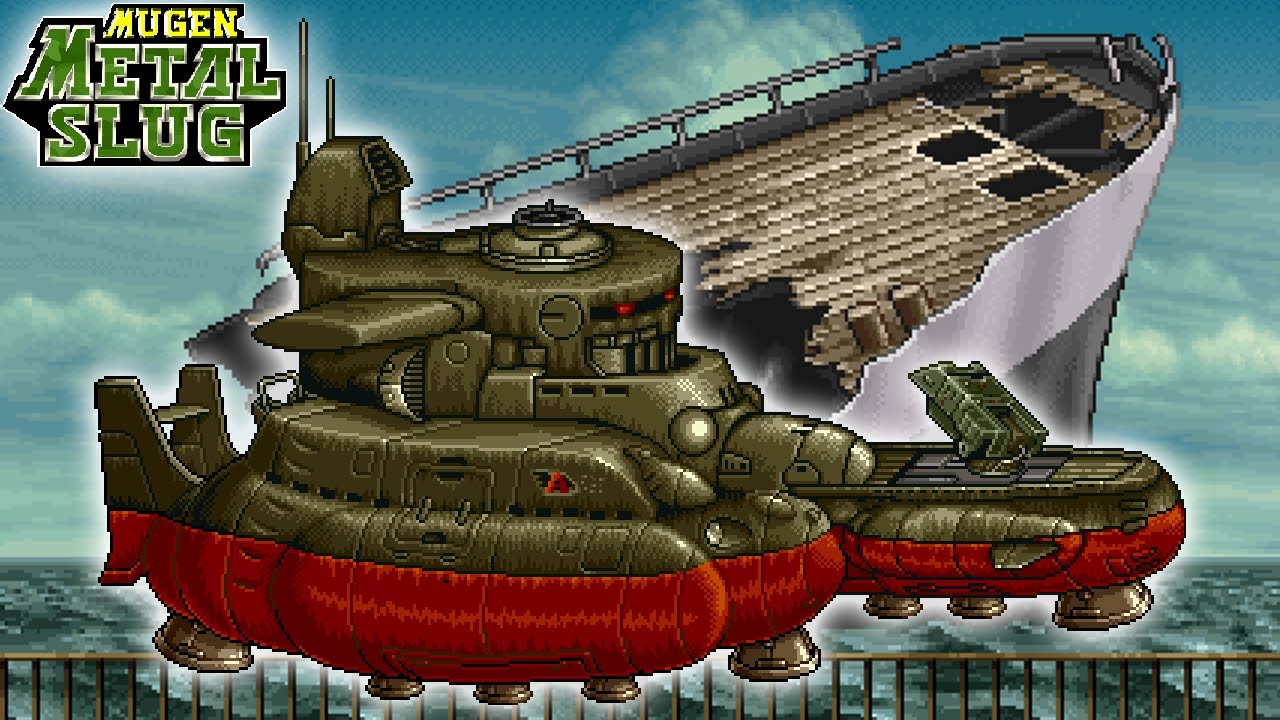 MUGEN Metal Slug - Sea Satan & MS4-Sea stage - YouTube