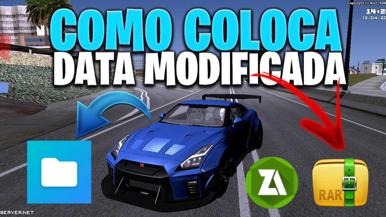 NOVO MÉTODO TUTORIAL COMO COLOCA DATA MODIFICADA NO ANDROID 10 & 13 14 SAMP LAUCHER MOBILE - YouTube