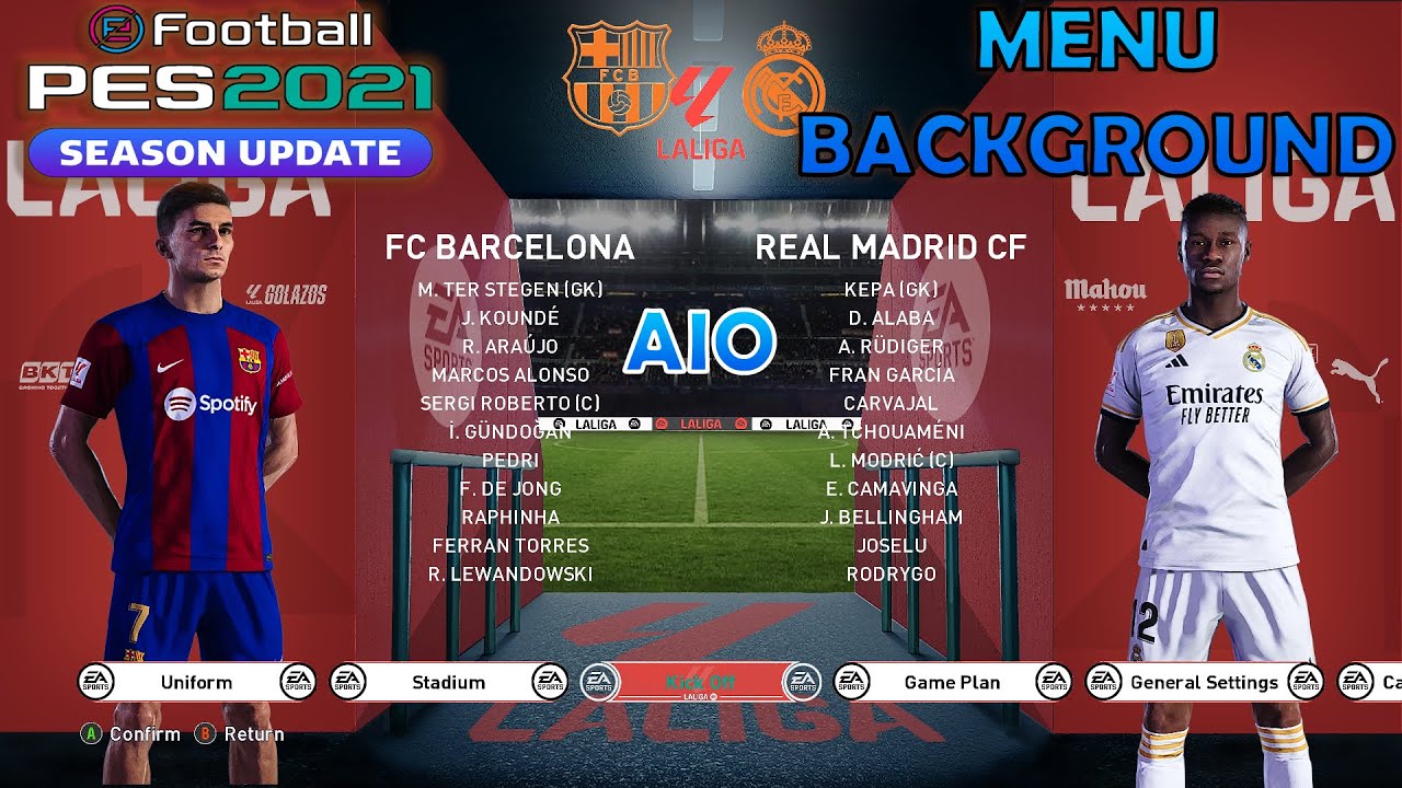 New Mod Menu Server All in One Season 23/24 PES 2021 | Teguh Tanker ...