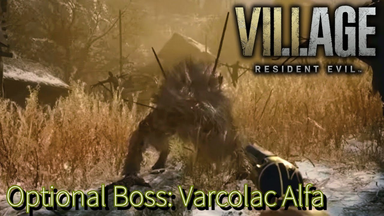 Resident Evil Village - Varcolac Alfa Optional Boss Fight - YouTube