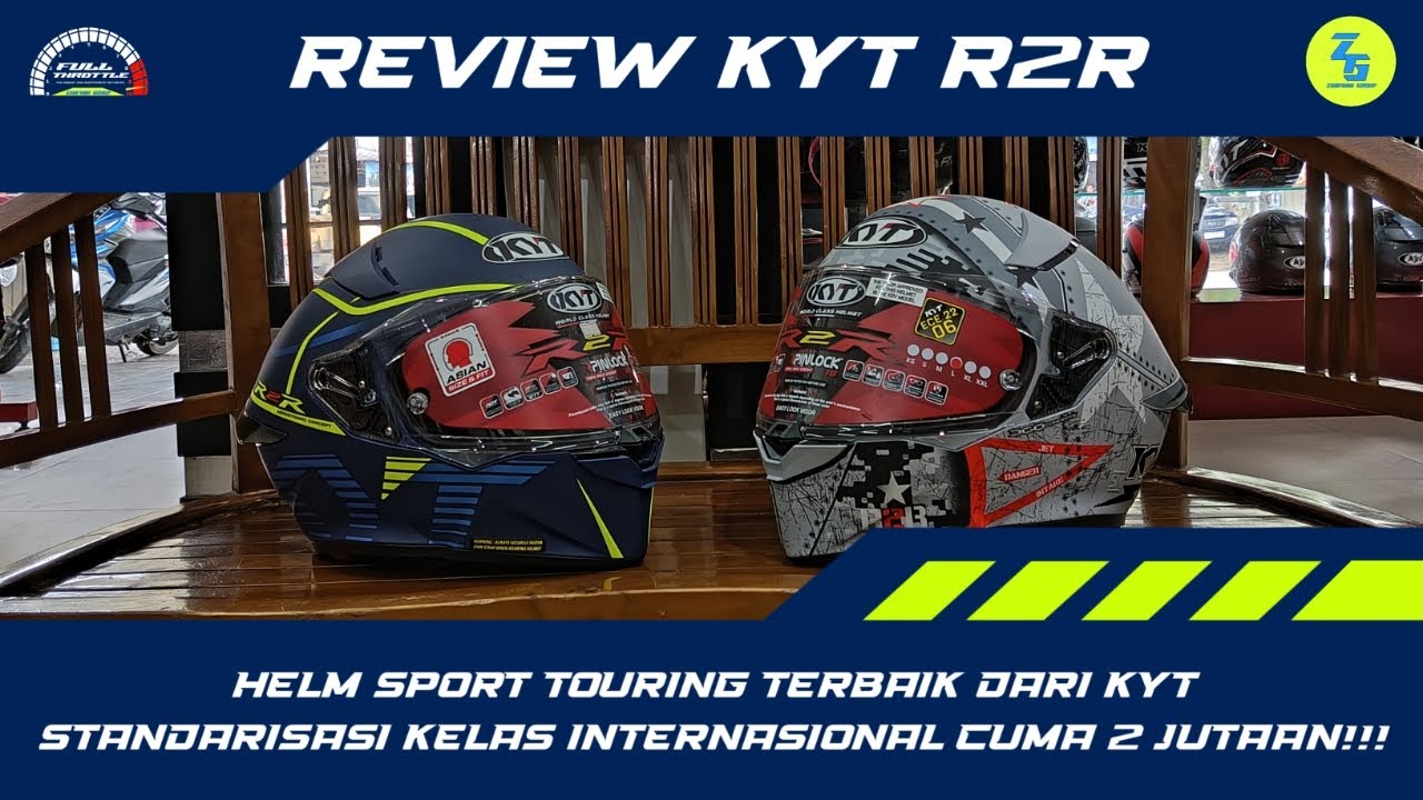 Review Helm KYT R2R - Helm Sport Touring Premium Dari KYT Cuma 2 Jutaan ...
