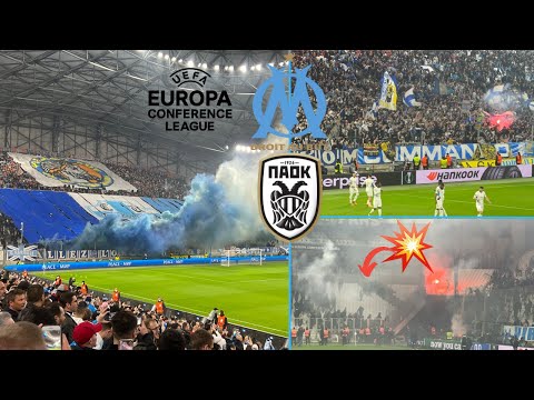 COMPLÈTE CHAOS COLISSION DE ULTRAS & GOAL PAYET l L’OM - PAOK (2-1) I Conference League