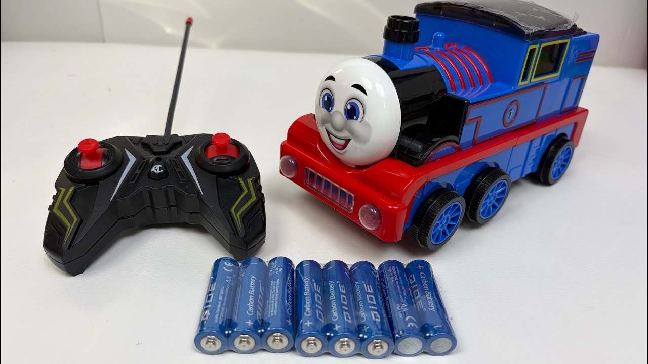 (ASMR unboxing) Thomas electric transformation robot cartoon small ...