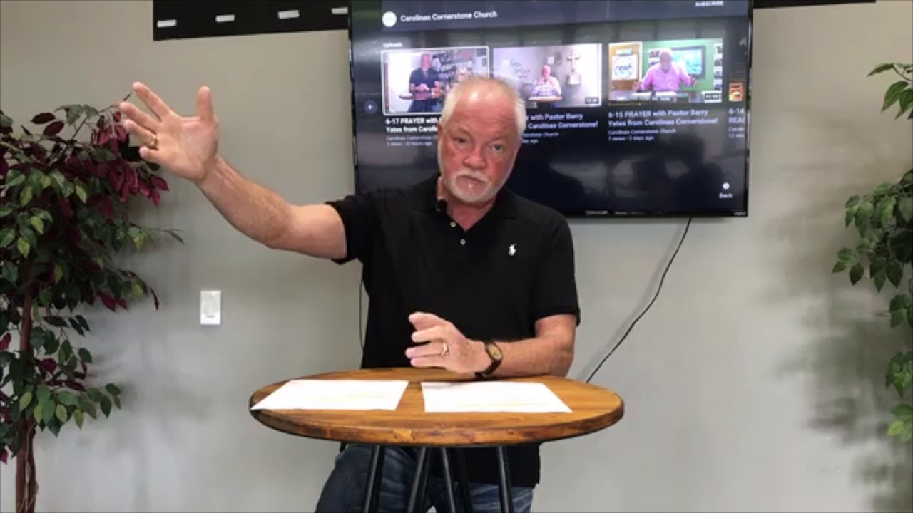 6- 18 Prayer with Pastor Barry Yates from Carolinas Cornerstone! - YouTube