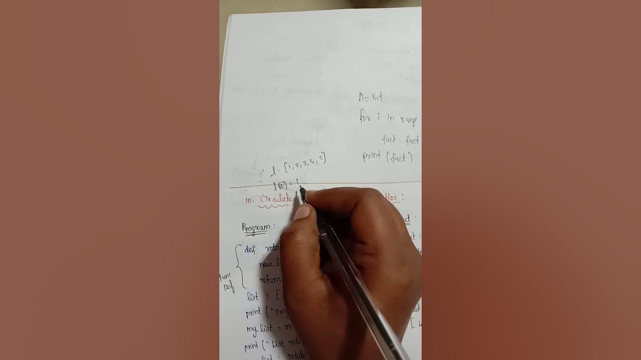 Python Program-10(Circulate or rotate the values in the list) - YouTube