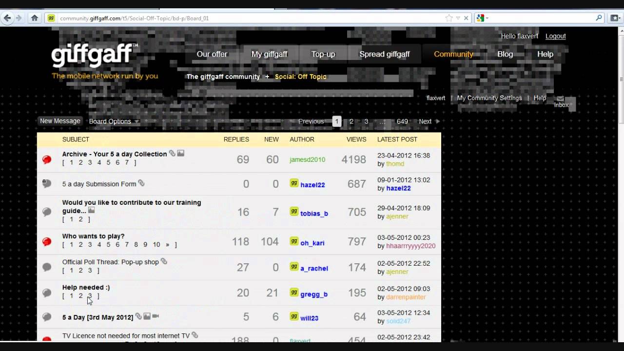 giffgaff Community Overview - YouTube