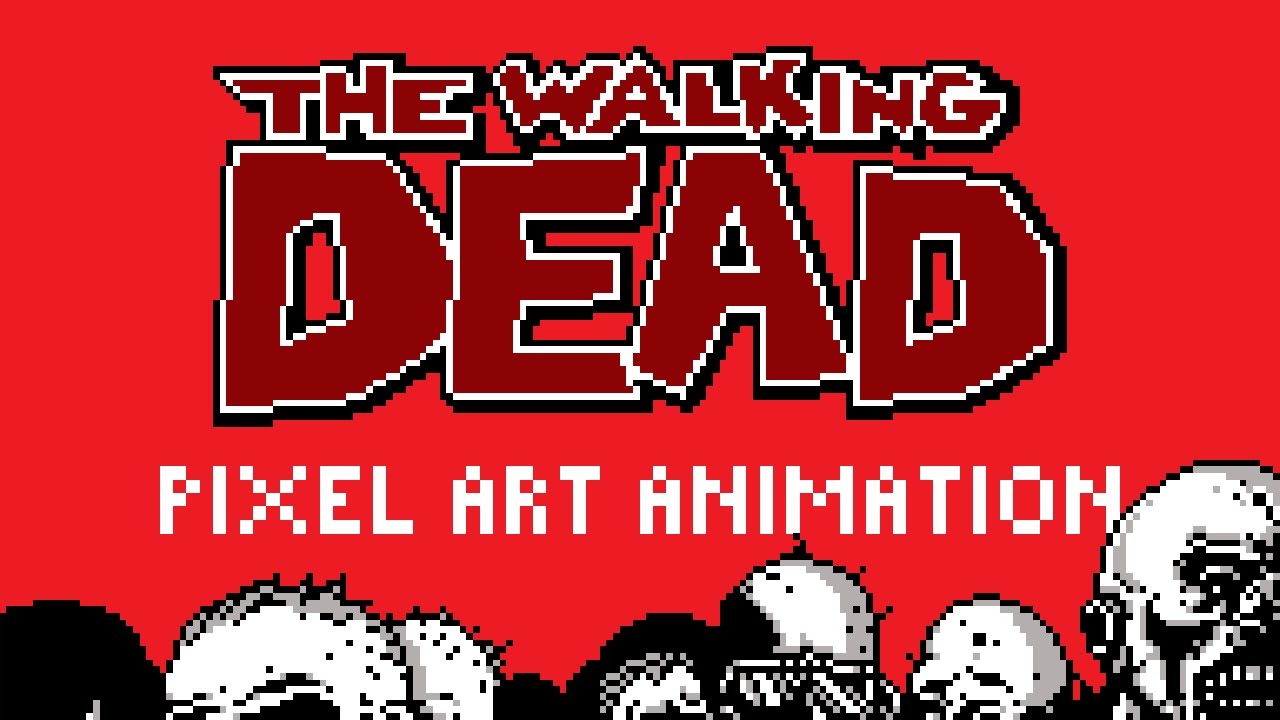 The Walking Dead Pixel Art Animation by PXLFLX - YouTube