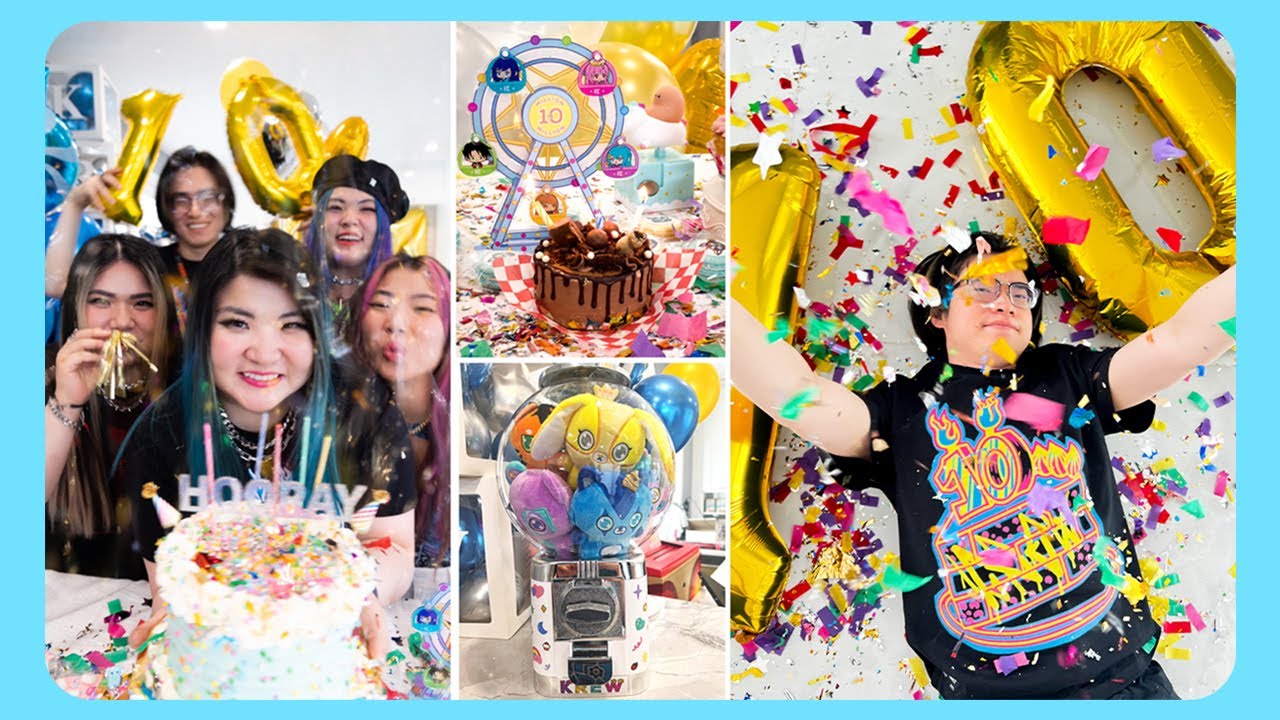 Decorating Fake Cakes with KREW! - YouTube