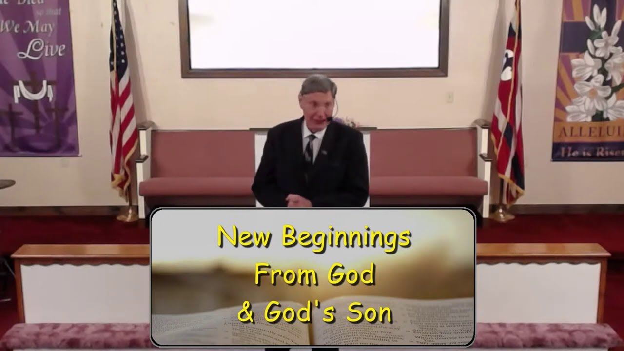 New Beginnings From God & God's Son - Rev. Marvin Watson - YouTube