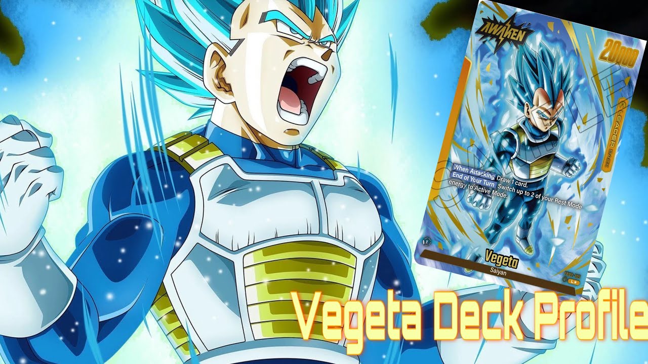 DBS Fusion World | FB02 | Yellow Vegeta Deck Profile - YouTube