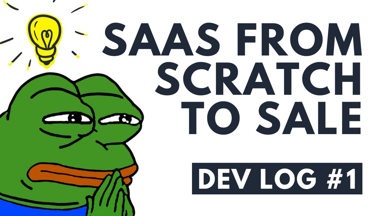 Dev Log #1: Hatching a SaaS Masterplan - YouTube