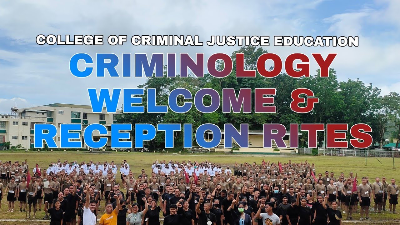 CRIMINOLOGY WELCOME & RECEPTION RITES 2022 (ESSU-MAIN) - YouTube