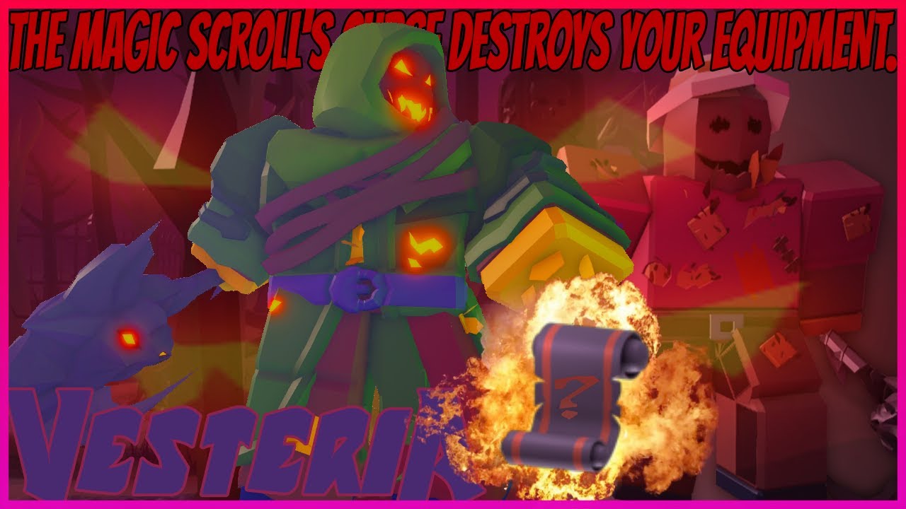 Cursing 50+ Scarecrow Robes | Vesteria - YouTube