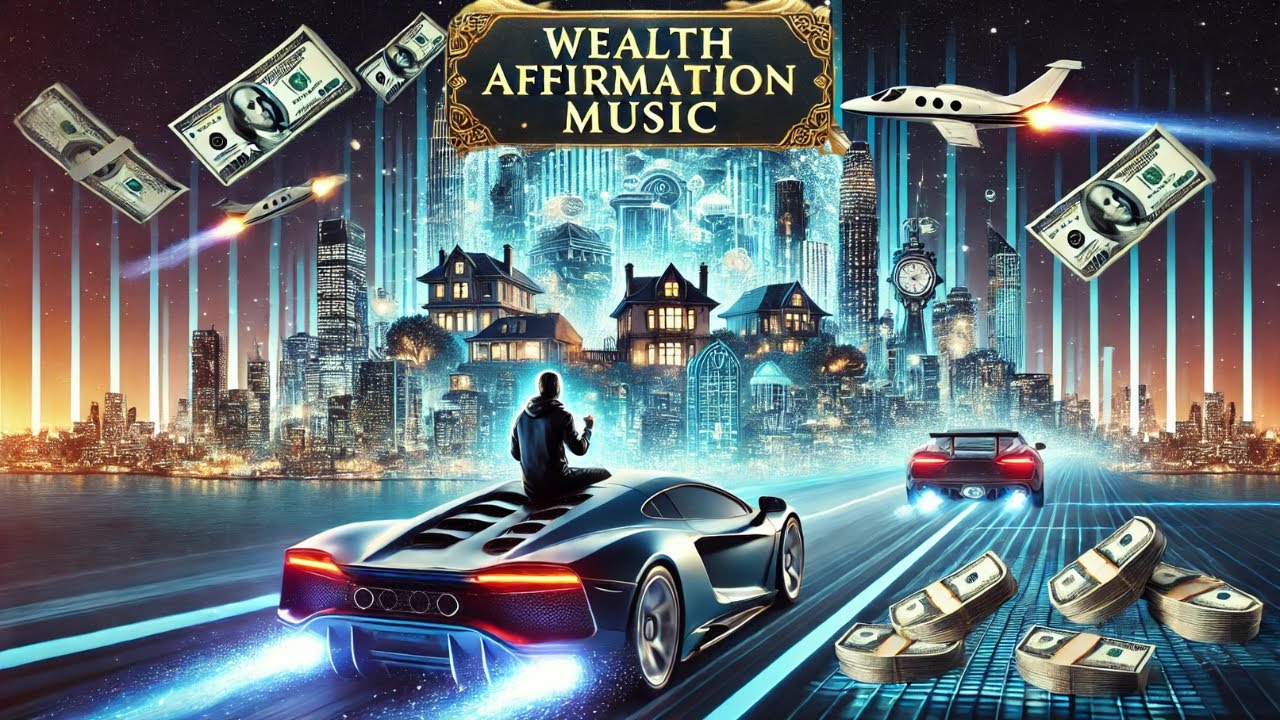 WEALTH AFFIRMATIONS MUSIC - I ACHIEVE WEALTH WITH SPEED AND EASE - YouTube