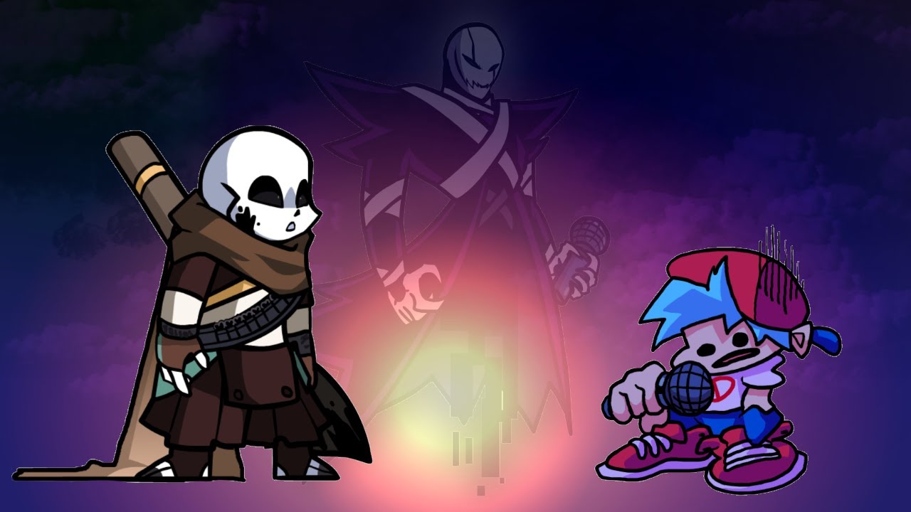 vs Ink Sans l The X Event Mod (VERY HARD) Friday Night Funkin' - YouTube