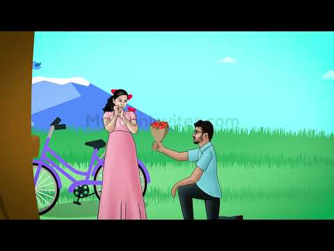 Romantic Caricature Invitation | My Toon Invites