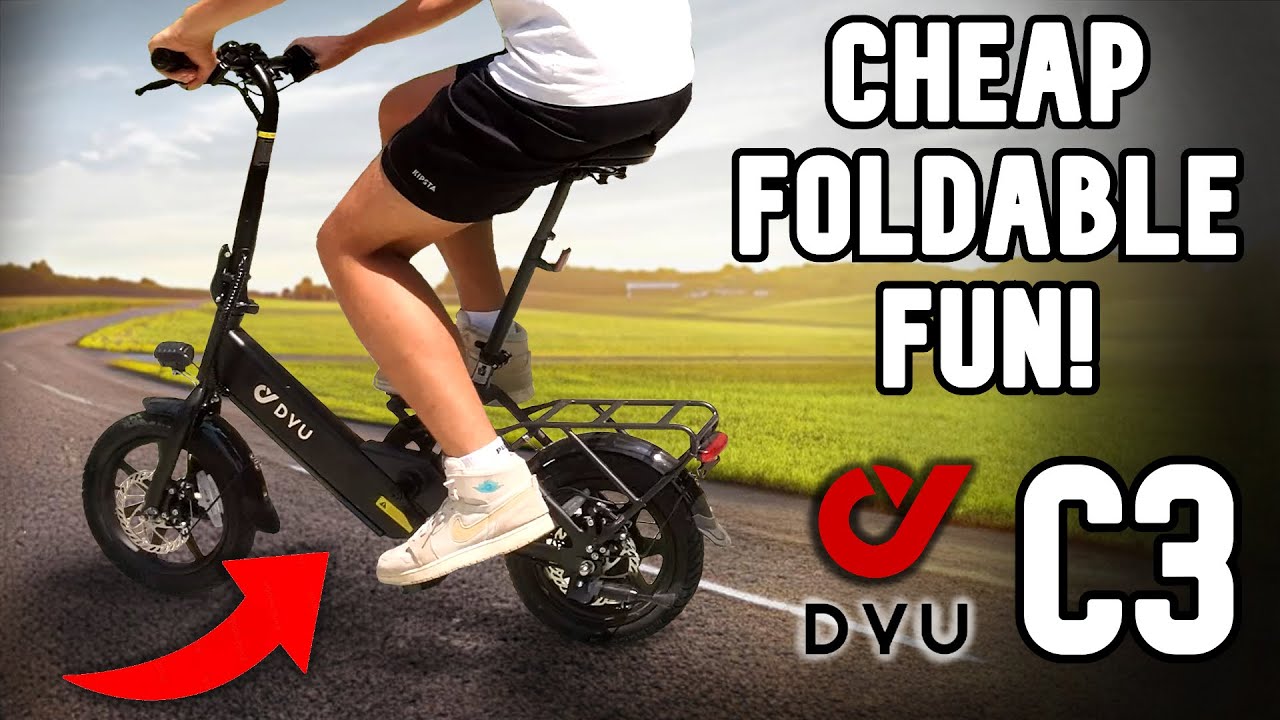 DYU C3 REVIEW, a small, foldable and capable E-BIKE - YouTube