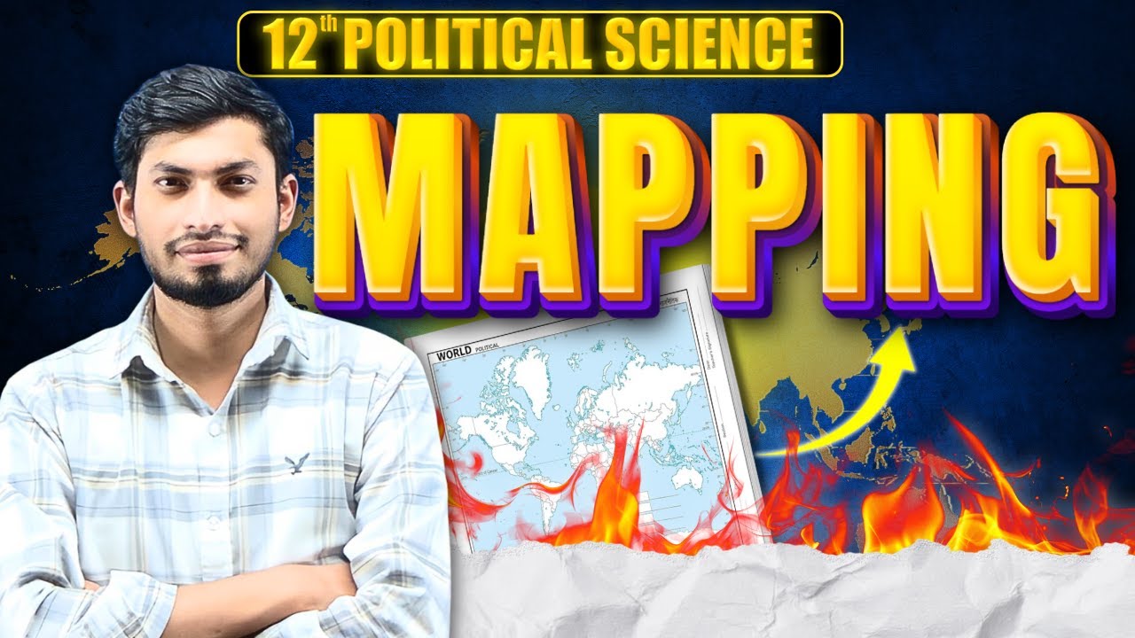 Important Maps | 12th Political Science | BOOK 1| CBSE 2025, - YouTube
