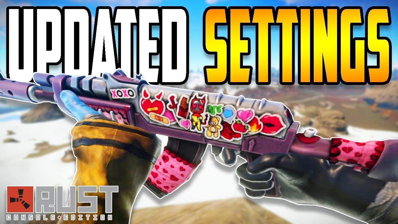 Rust Console BEST SETTINGS On LASTEST PATCH! | New Sensitivity Update ...