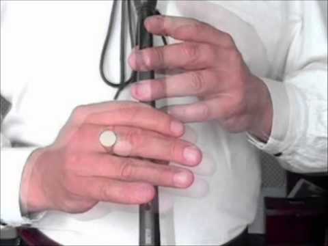 The Scale & Finger positions on the Chanter - YouTube