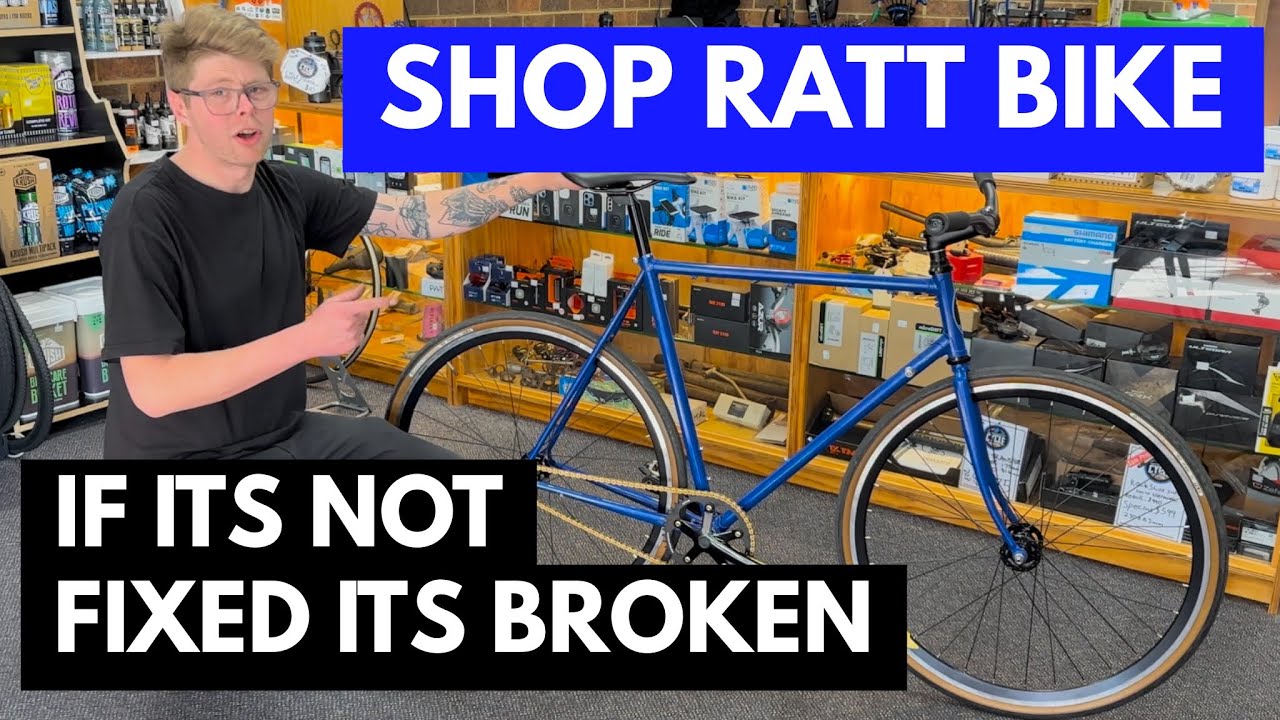BIKE OF THE DAY #36 - Shop Rat build street Fixie - YouTube