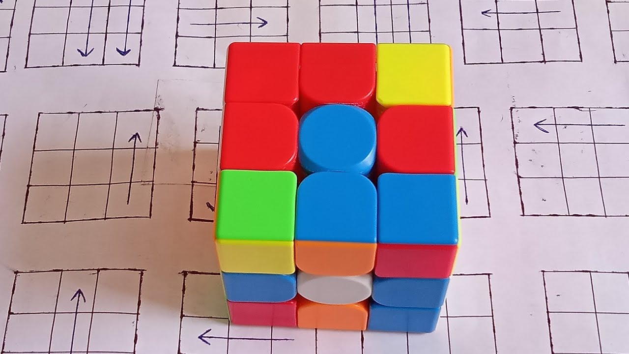 step by step rubik's cube solve easiest for beginners 😱 - YouTube