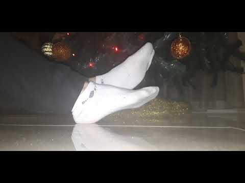 19 y.o Boy Feet Under The Christmas Tree