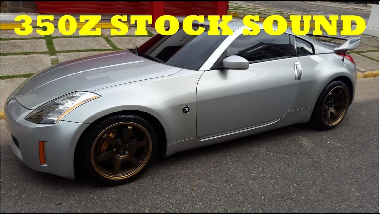 Nissan 350Z Stock Startup & Exhaust Sound - YouTube